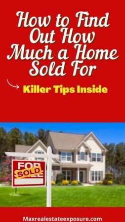 How To Find Out How Much A House Sold For Quick And Easy